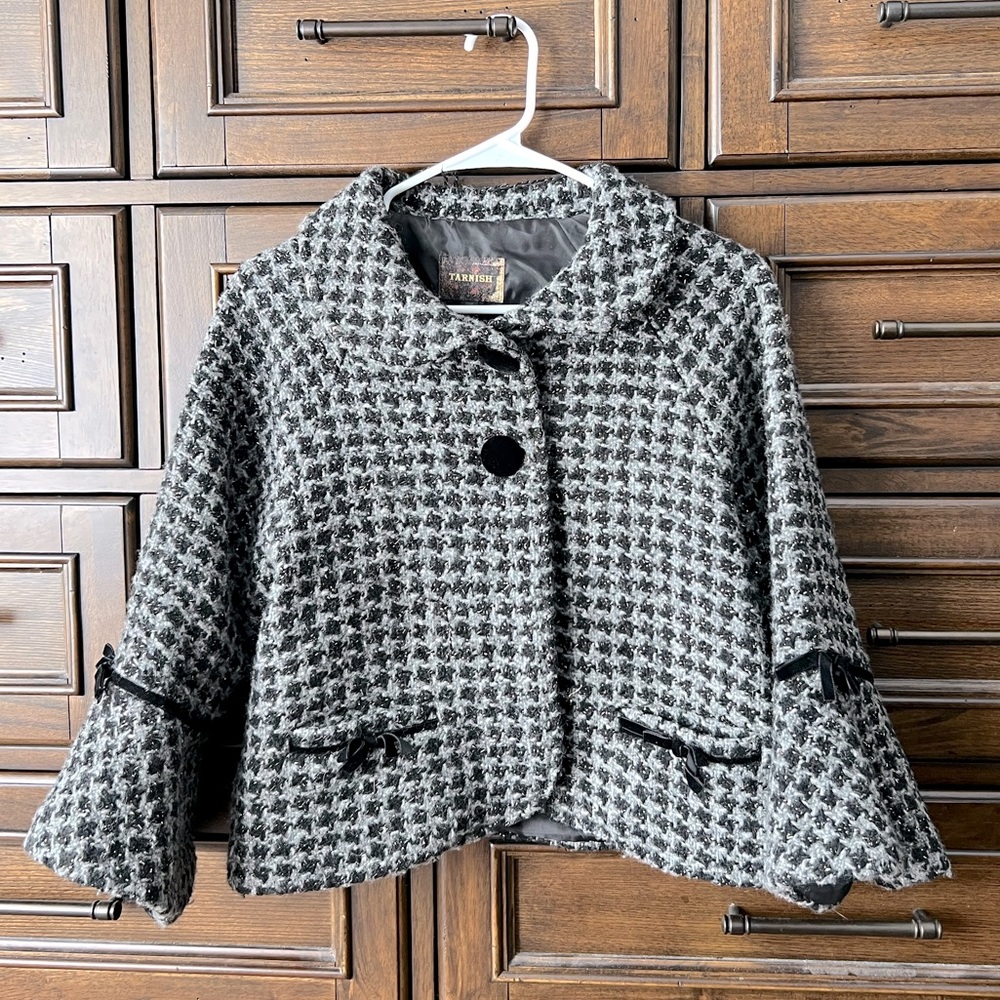 Vintage Capelet - Tweed - Gem